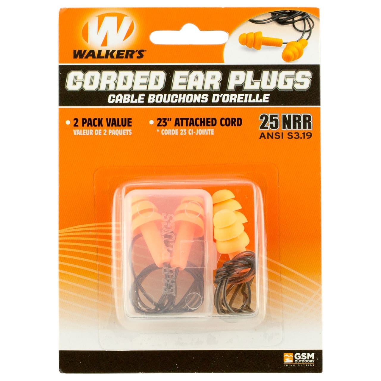 Corded Ear Plugs | Walker's Game Ear