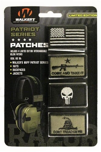 PATRIOT PATCH KIT - 4 ASSORTED PATCHES (AMERICAN FLAG VERSION) | Walker ...