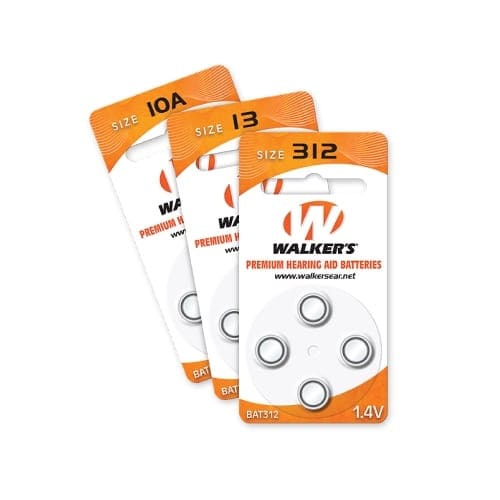 Replacement Batteries for Walker's Hearing Protection & Enhancers